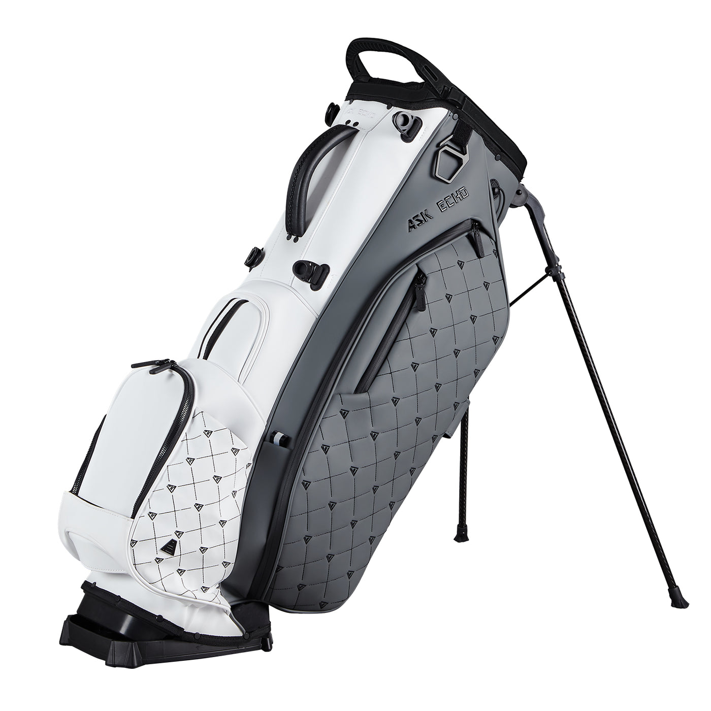 Ask Echo 2025 Prestige-14 Way Full Length Hybrid Leather Stand Bag / G
