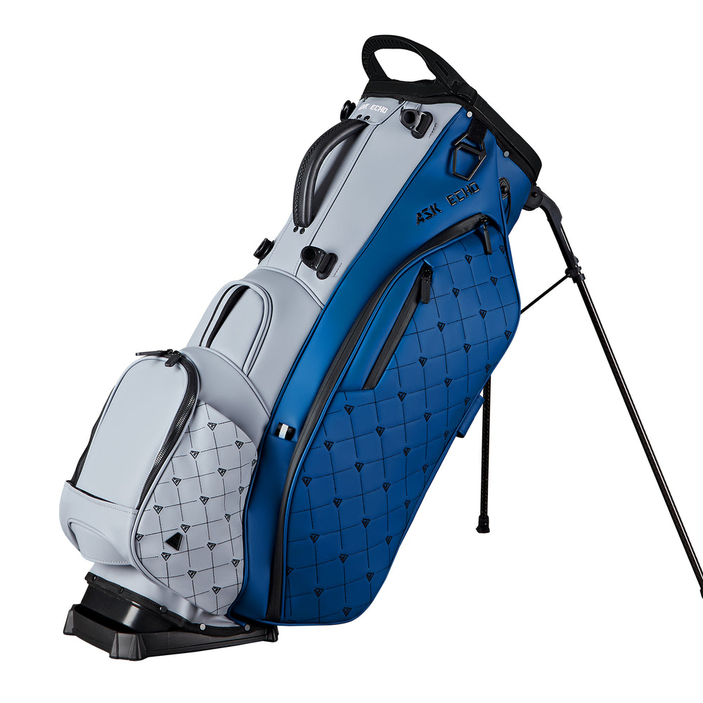 Ask Echo 2025 Prestige-14 Way Full Length Hybrid Leather Stand Bag / N