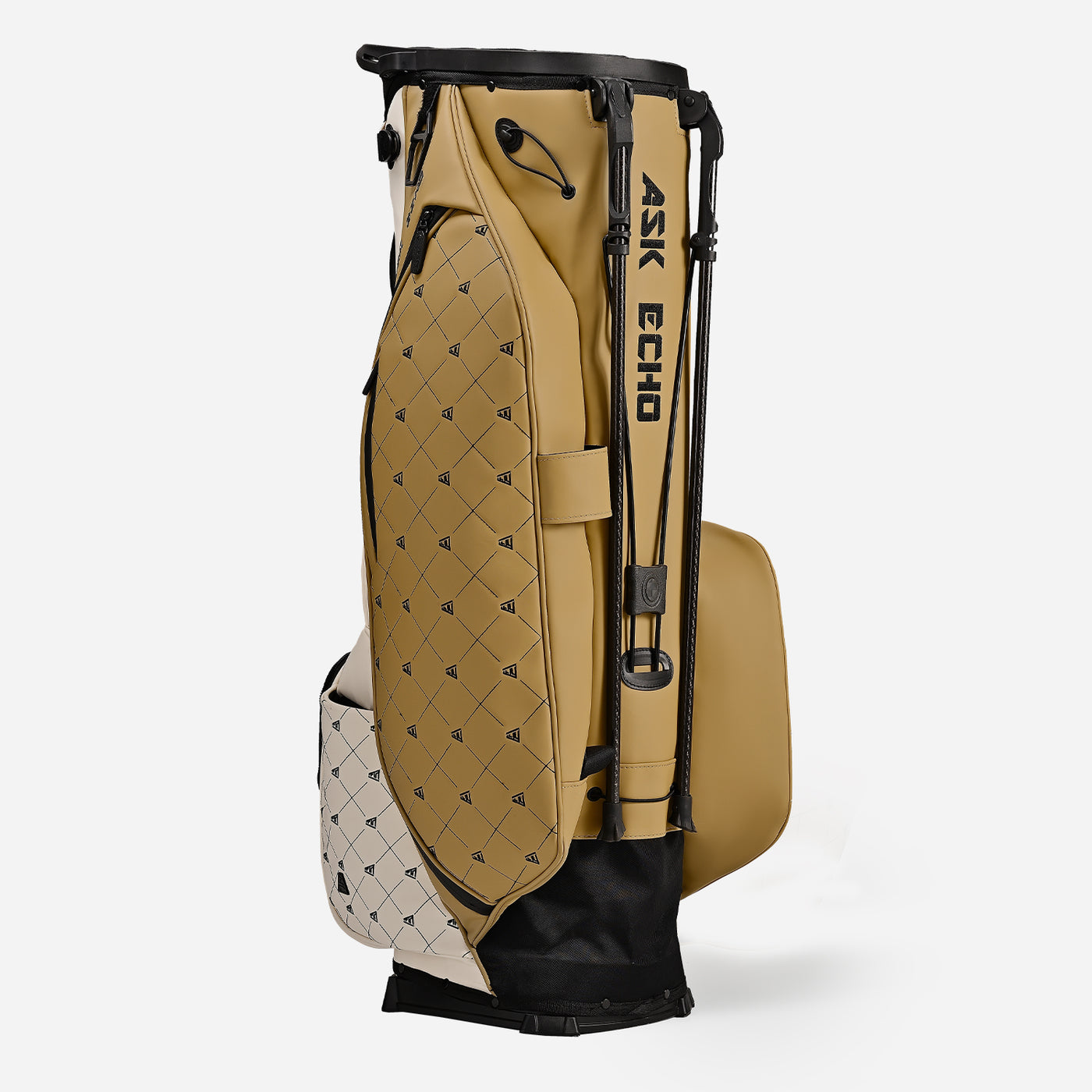 Ask Echo 2025 Prestige-14 Way Full Length Hybrid Leather Stand Bag / T
